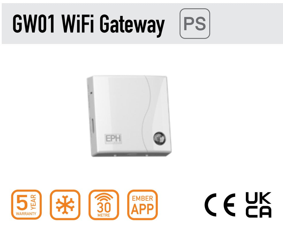 EPH Ember Wifi Gateway GW01 for Programmer PS Systems to EMBER App Con ...