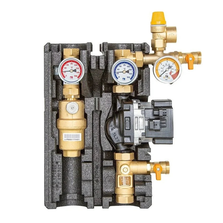 PAW SolarBloc midi Basic DN20 twin line Solar Pump Groups Wilo Para ST ...