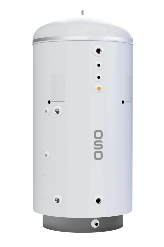 OSO Maxi Geo Coil quick recovery & heatpump 400 L - 75kw coil with imm ...