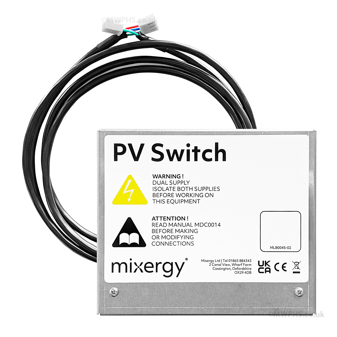 Mixergy Relay Switch Connection Kit For External PV Diverter (MAS0086 ...