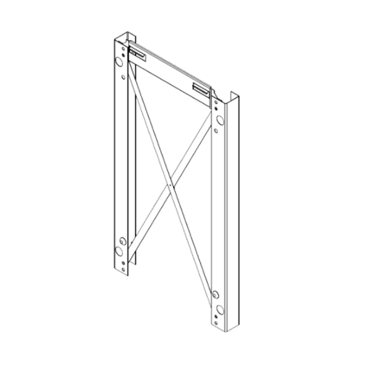 Viessmann Wall spacer frame & fasteners. Wall clearance: 90 mm - ZK056 ...
