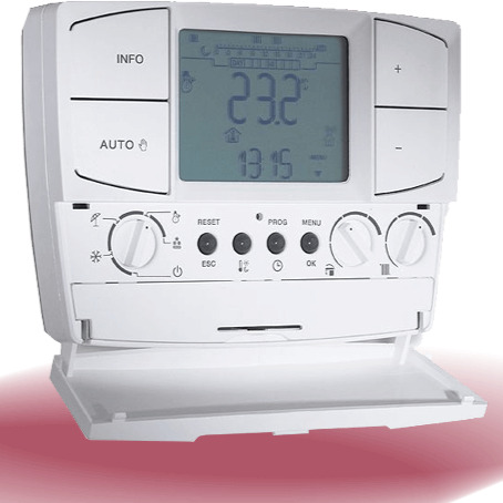 Alpha Climatic RF Wireless & Hard Wired Modulating Remote Control Ther ...